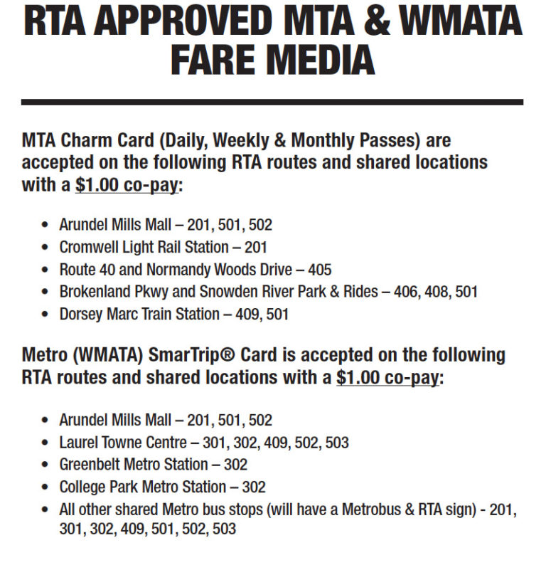 STARTING July1, 2018 -New Fares and Updated Routes! – Welcome to RTA